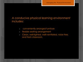 Mamac - managing the physical environment | PPTX