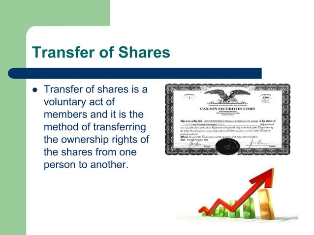 Transfer of Shares/Transmission of Shares Debentures, its features and ...