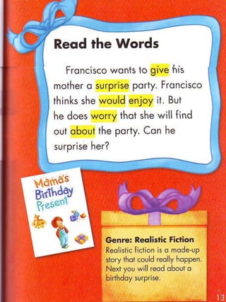 Mama's birthday present text (PDF) | PDF