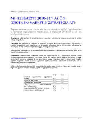Mamasz kkv-marketing-felmeres-2010 | PDF