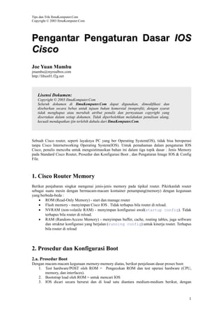 Mambu ciscoios | PDF