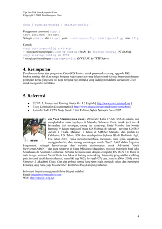 Mambu ciscoios | PDF