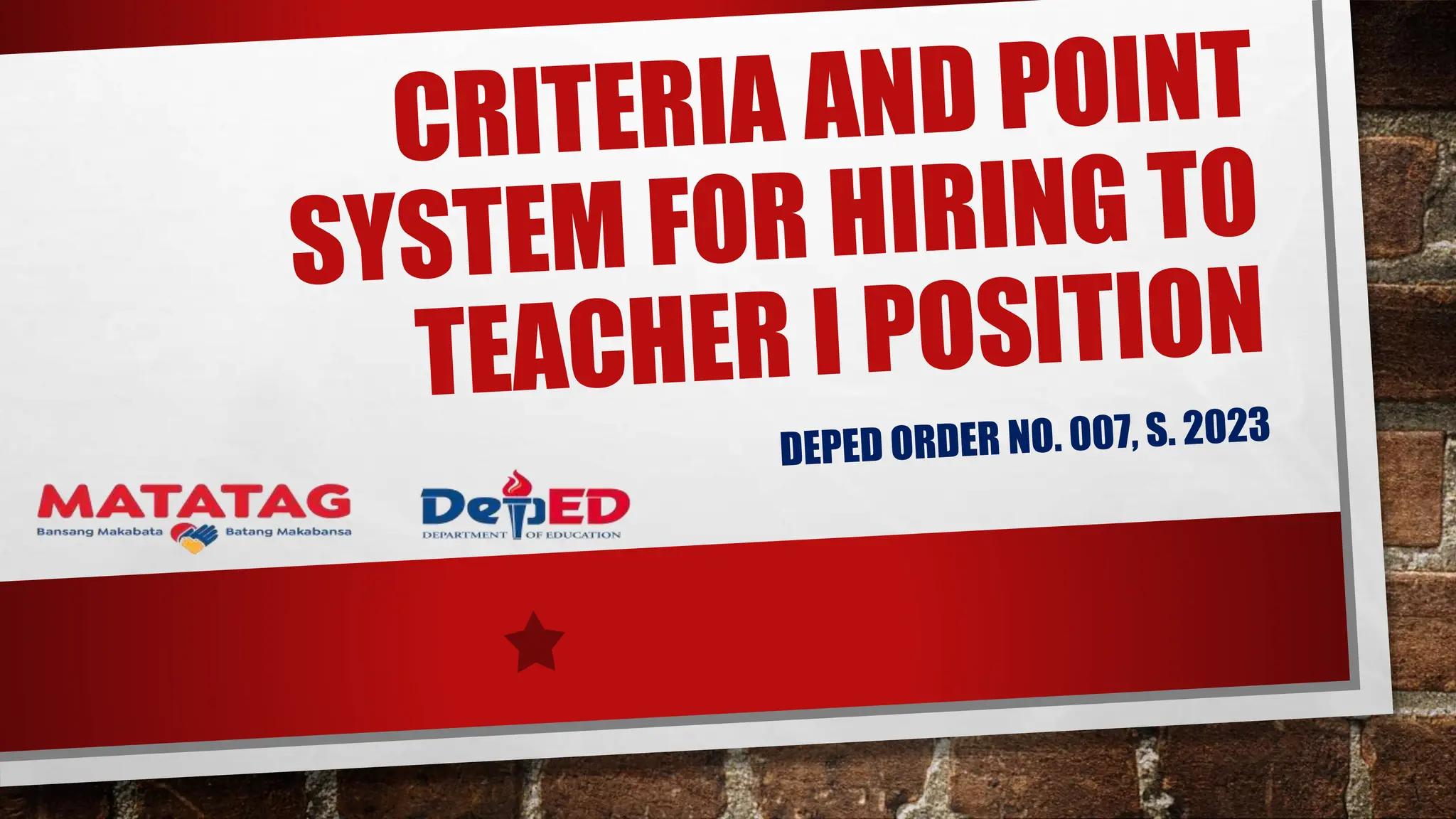 PRESENTATION ON DO 7 S 2023-DepEd Hiring Guidelines.pptx