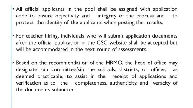 PRESENTATION ON DO 7 S 2023-DepEd Hiring Guidelines.pptx | Professional ...
