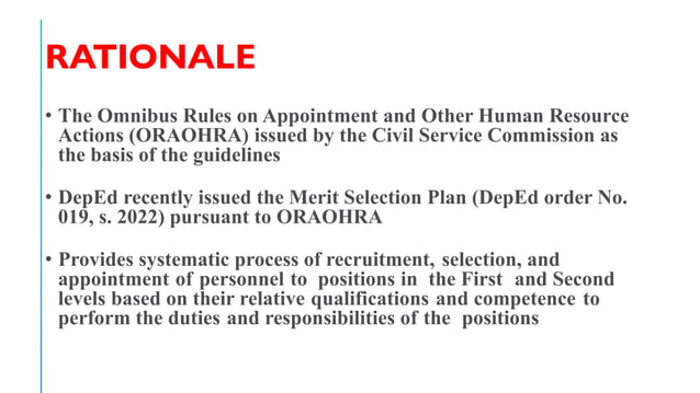 PRESENTATION ON DO 7 S 2023-DepEd Hiring Guidelines.pptx | Professional ...