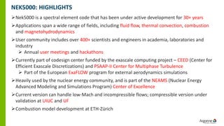 Towards Exascale Engine Simulations with NEK5000 | PPT