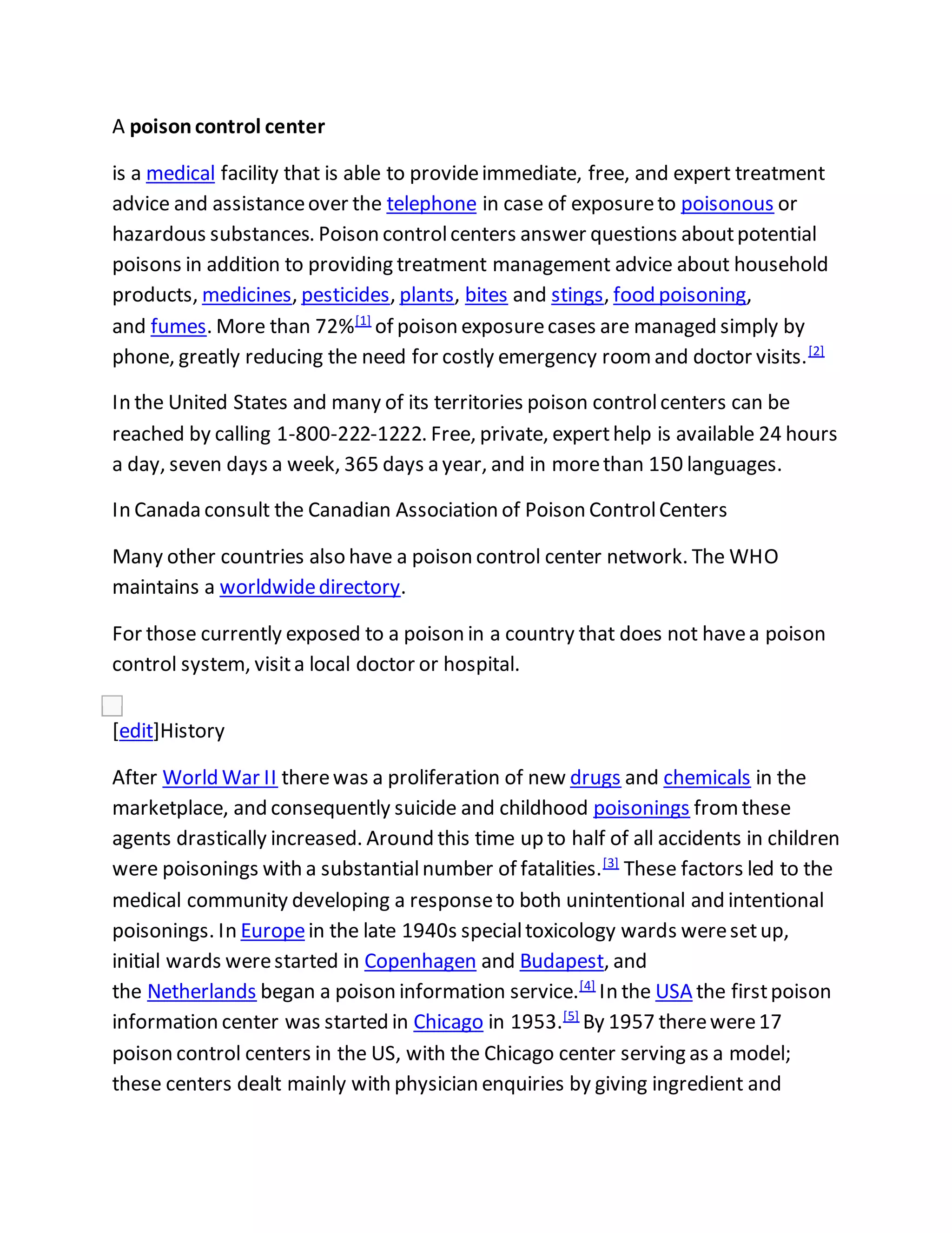 POISON CONTROL CENTRE | DOCX