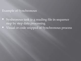 Asynchronous and Synchronous Computation .pptx