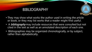 referencing and bibliography | PPT