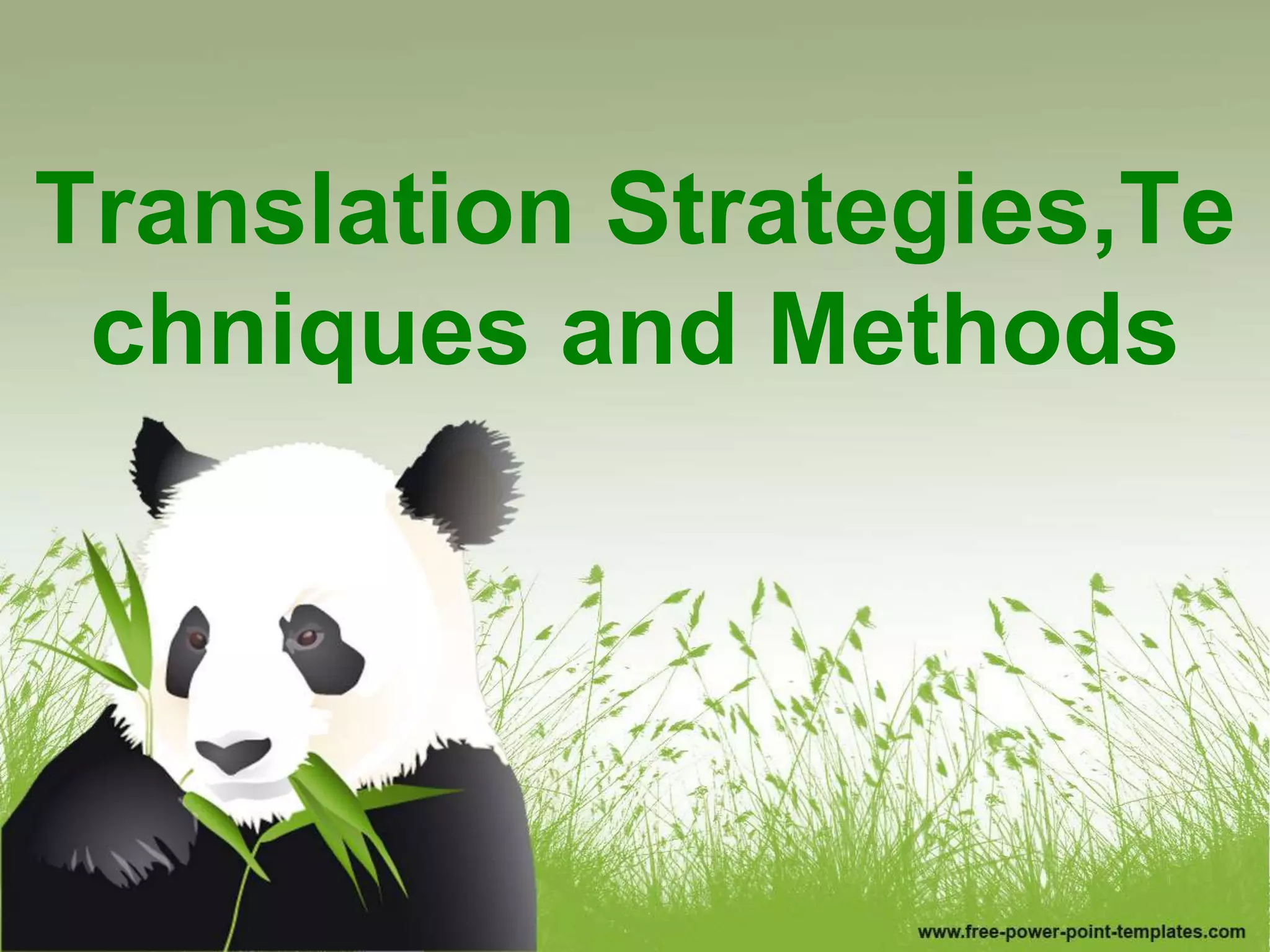 translation method | PPTX