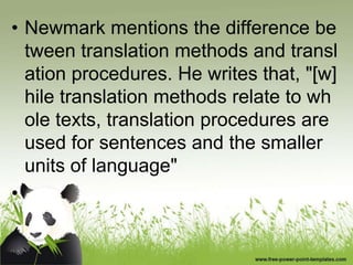 translation method | PPTX