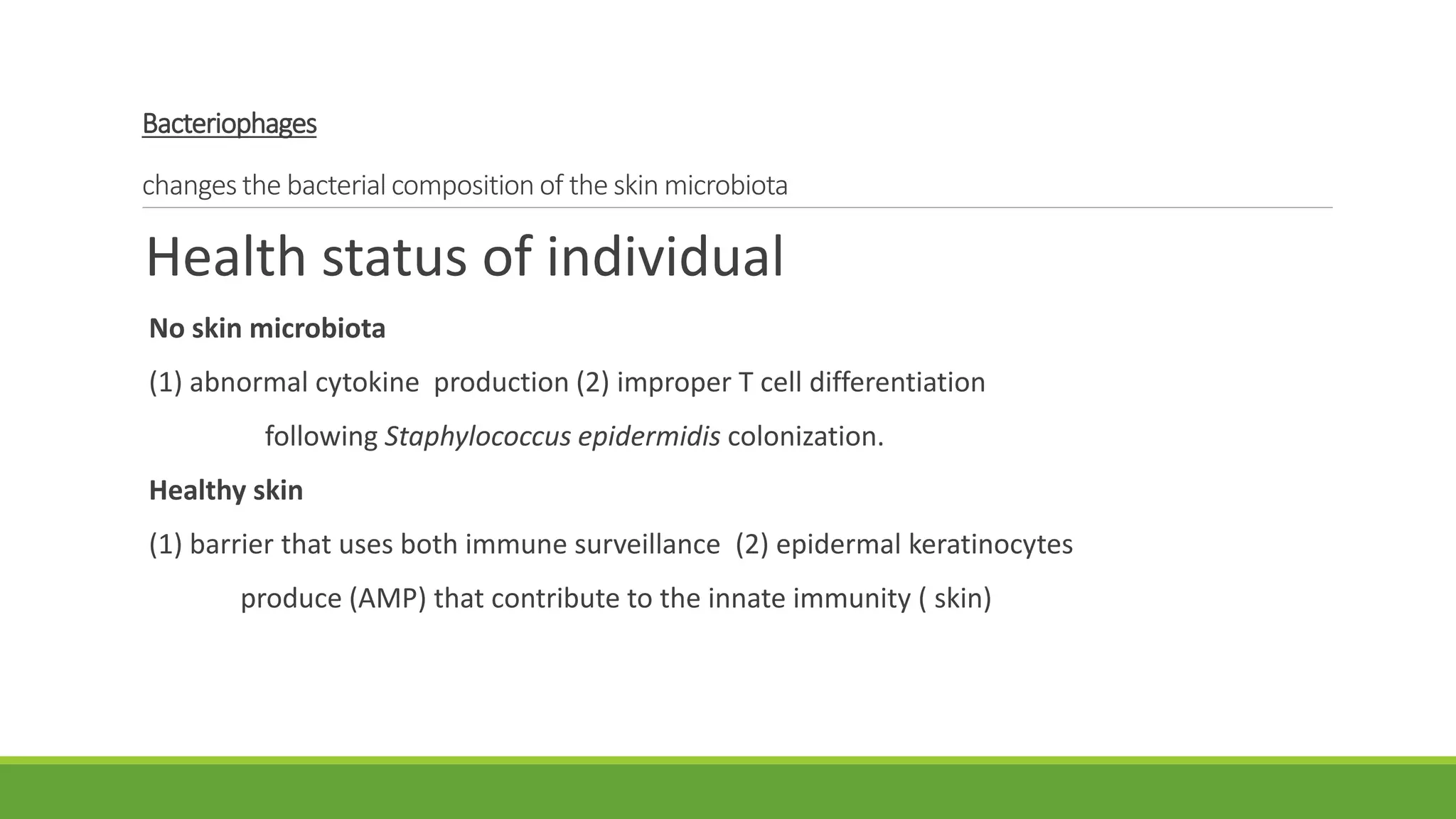 microbial ecology of human skin | PPTX