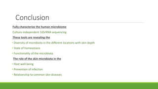 microbial ecology of human skin | PPTX