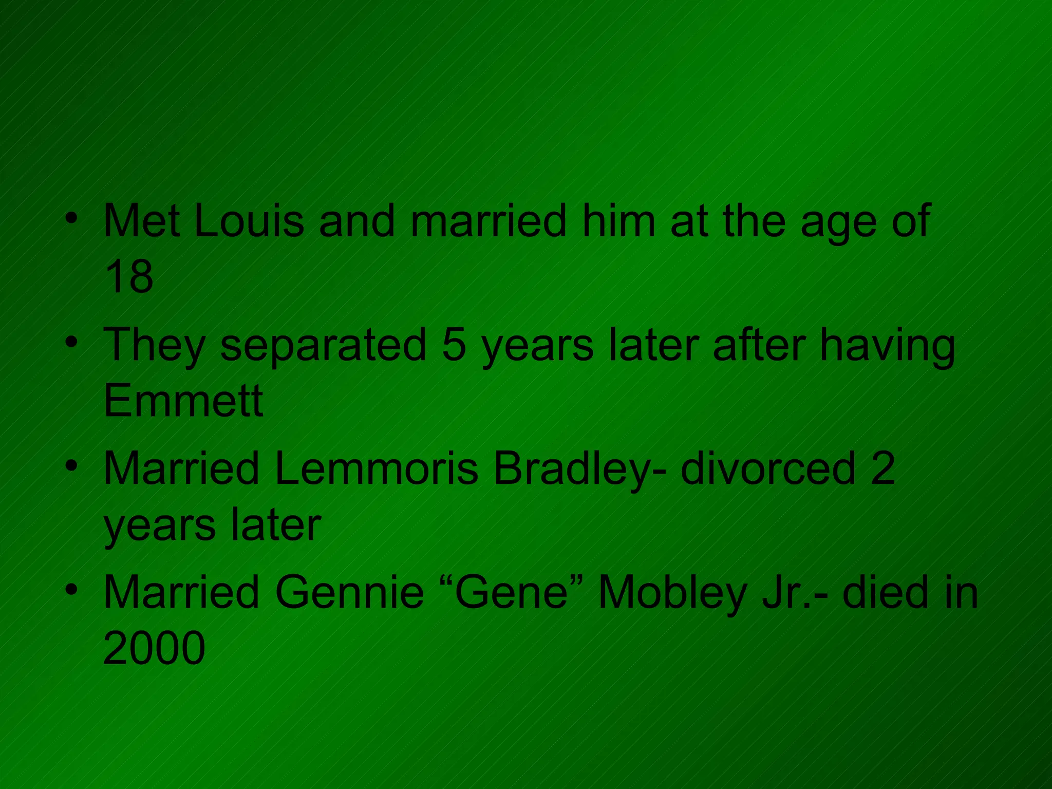 Mamie Till Mobley | PPT