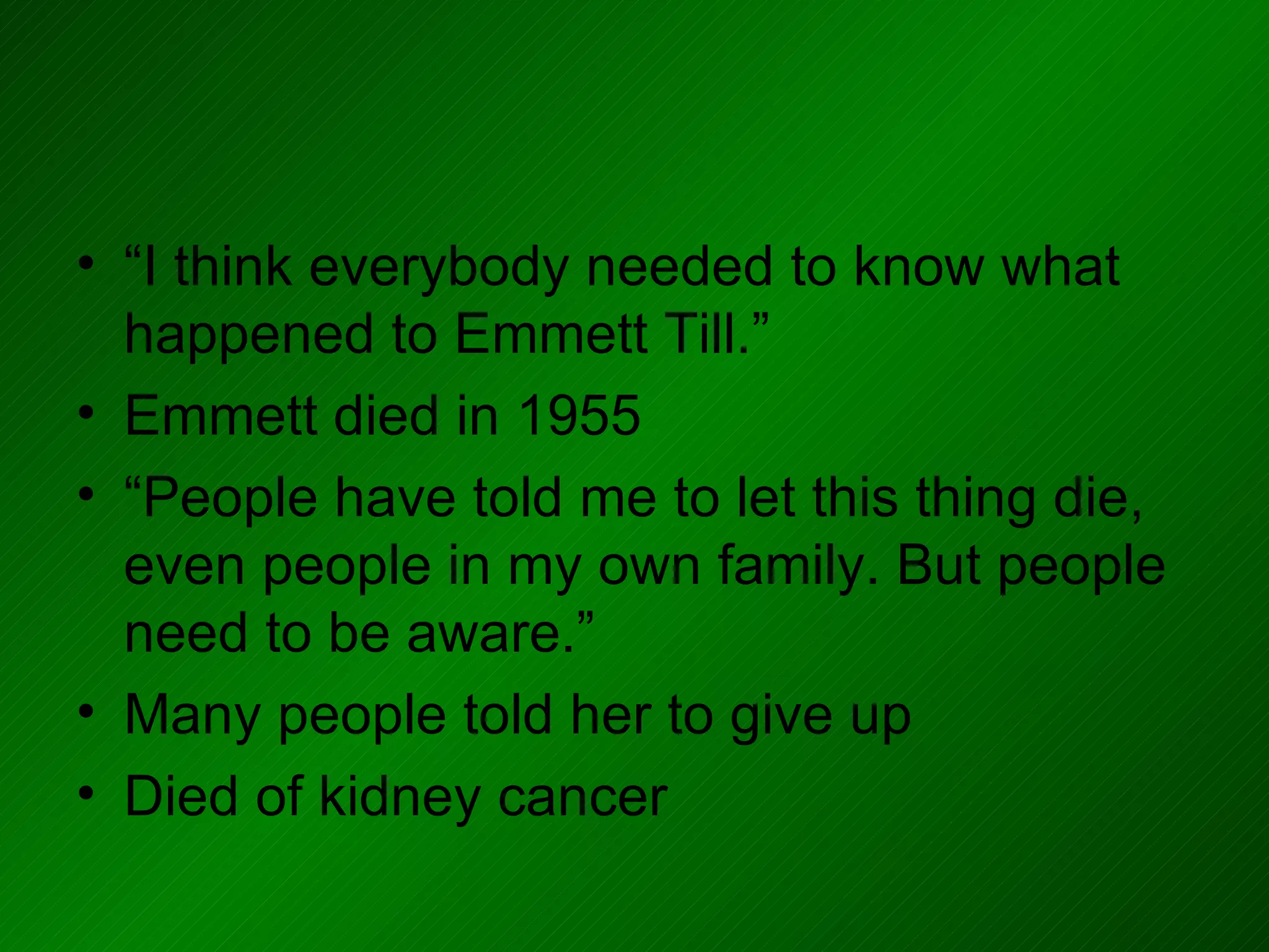 Mamie Till Mobley | PPT