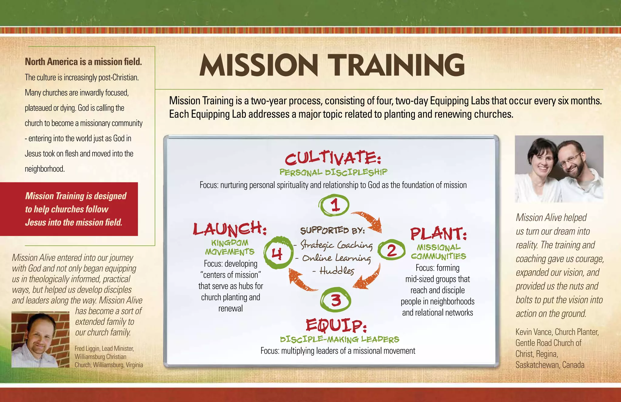 The Purpose of Mission Alive Brochure