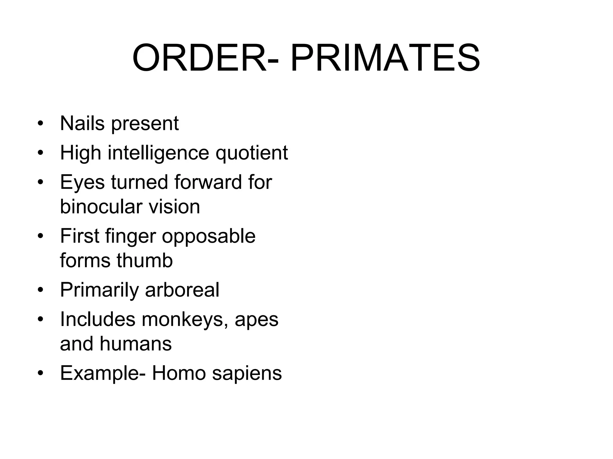 Mammalia classification by deepak rawal | PPTX | Biological Sciences | Science