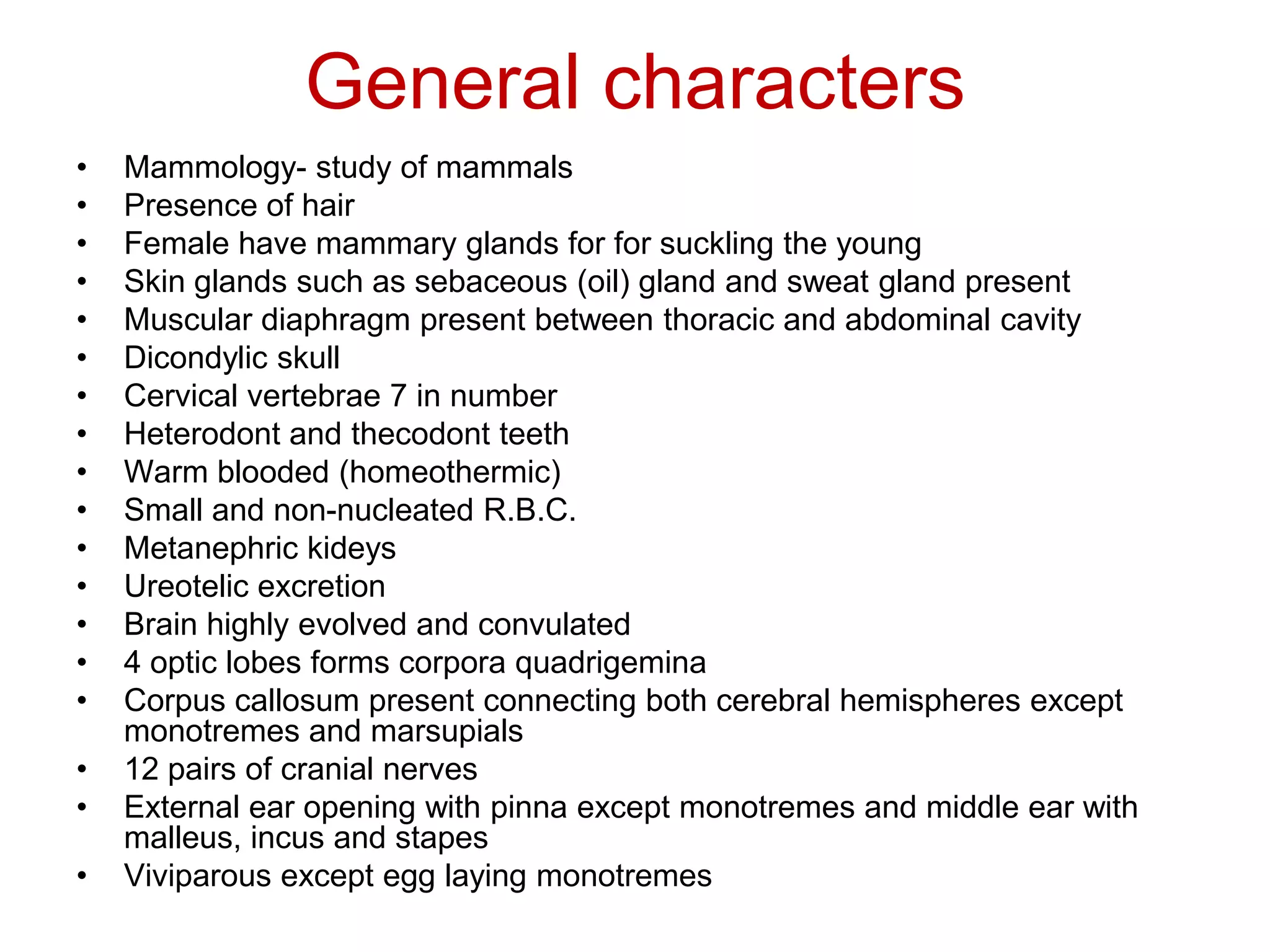 Mammalia classification by deepak rawal | PPTX | Biological Sciences | Science