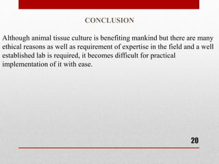 Mammalian cell culture, basic techniques | PPTX