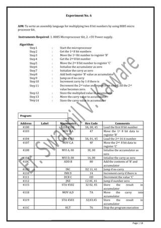 Microprocessor Lab Manual by Er. Swapnil V. Kaware | PDF | Operating Systems | Computer Software ...