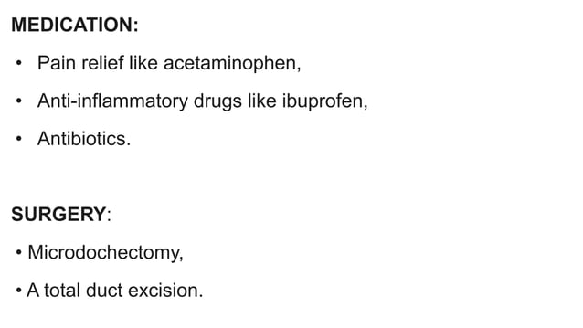 MAMMARY DUCT ECTASIA.pptx | Medical Health