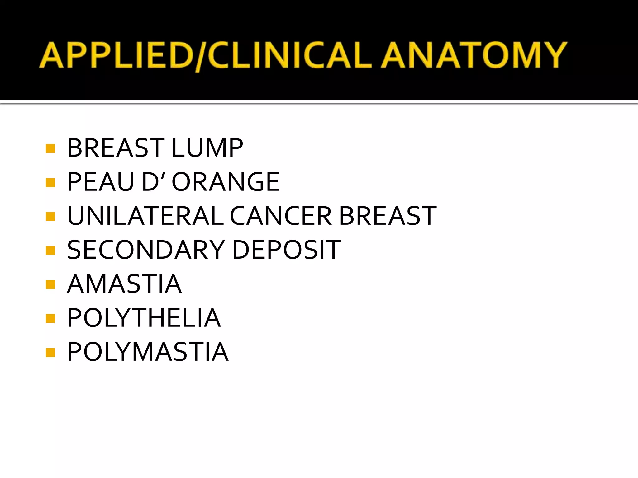 Anatomy of Mammary gland | PPTX