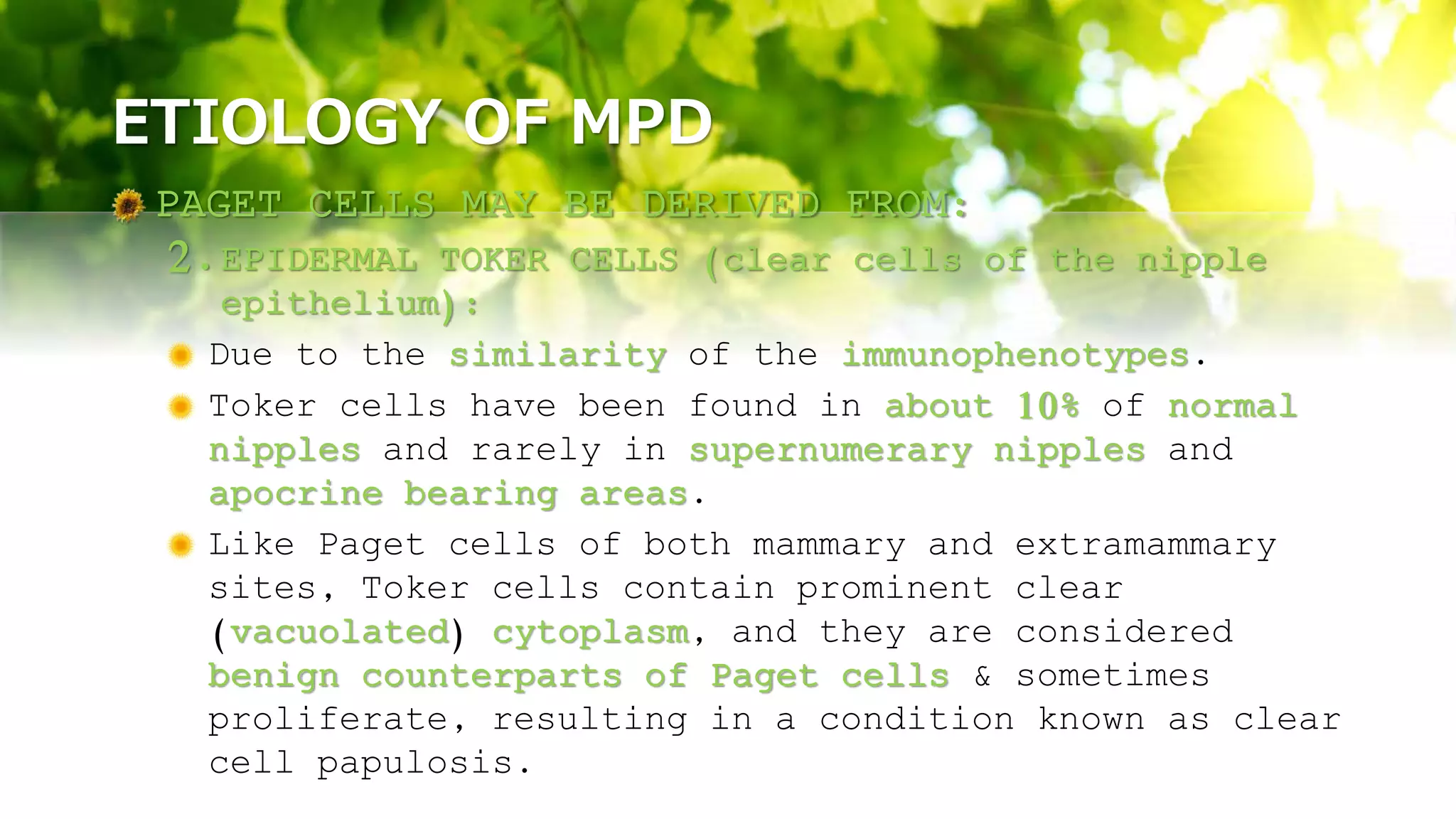 Mammary Paget Disease (MPD) & Extramammary Paget disease (EMPD) | PPTX