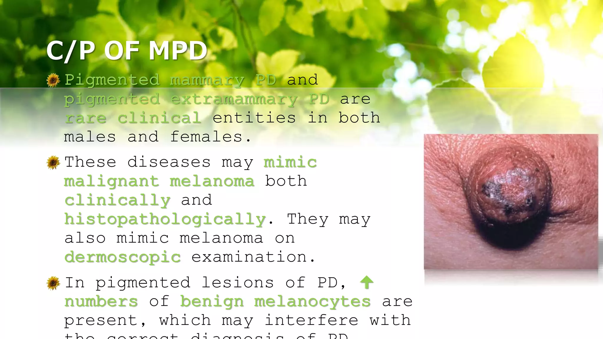 Mammary Paget Disease (MPD) & Extramammary Paget disease (EMPD) | PPTX