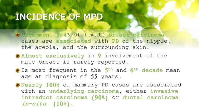 Mammary Paget Disease (MPD) & Extramammary Paget disease (EMPD) | PPTX