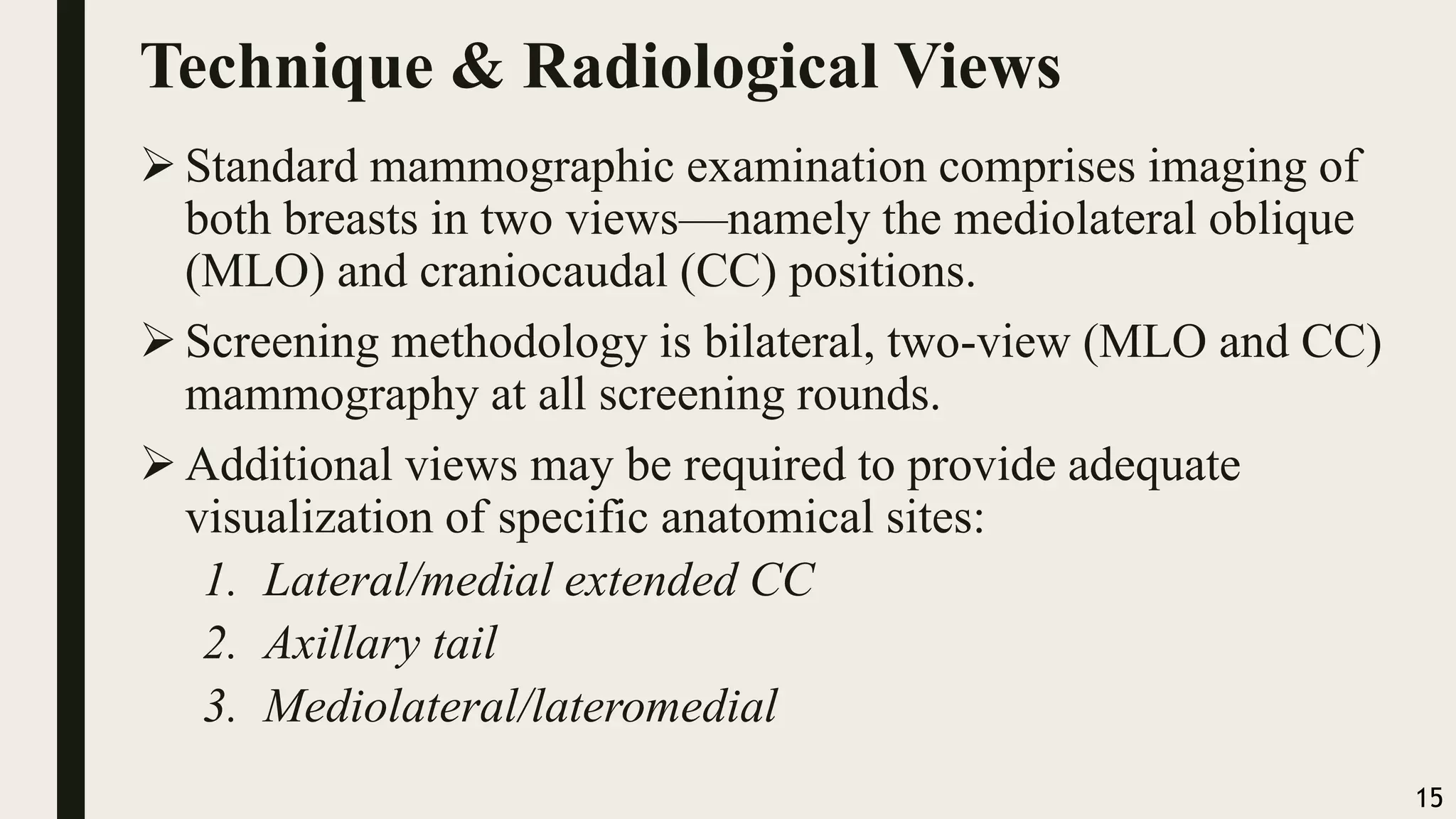 Mammogram and BI-RADS classification .pptx