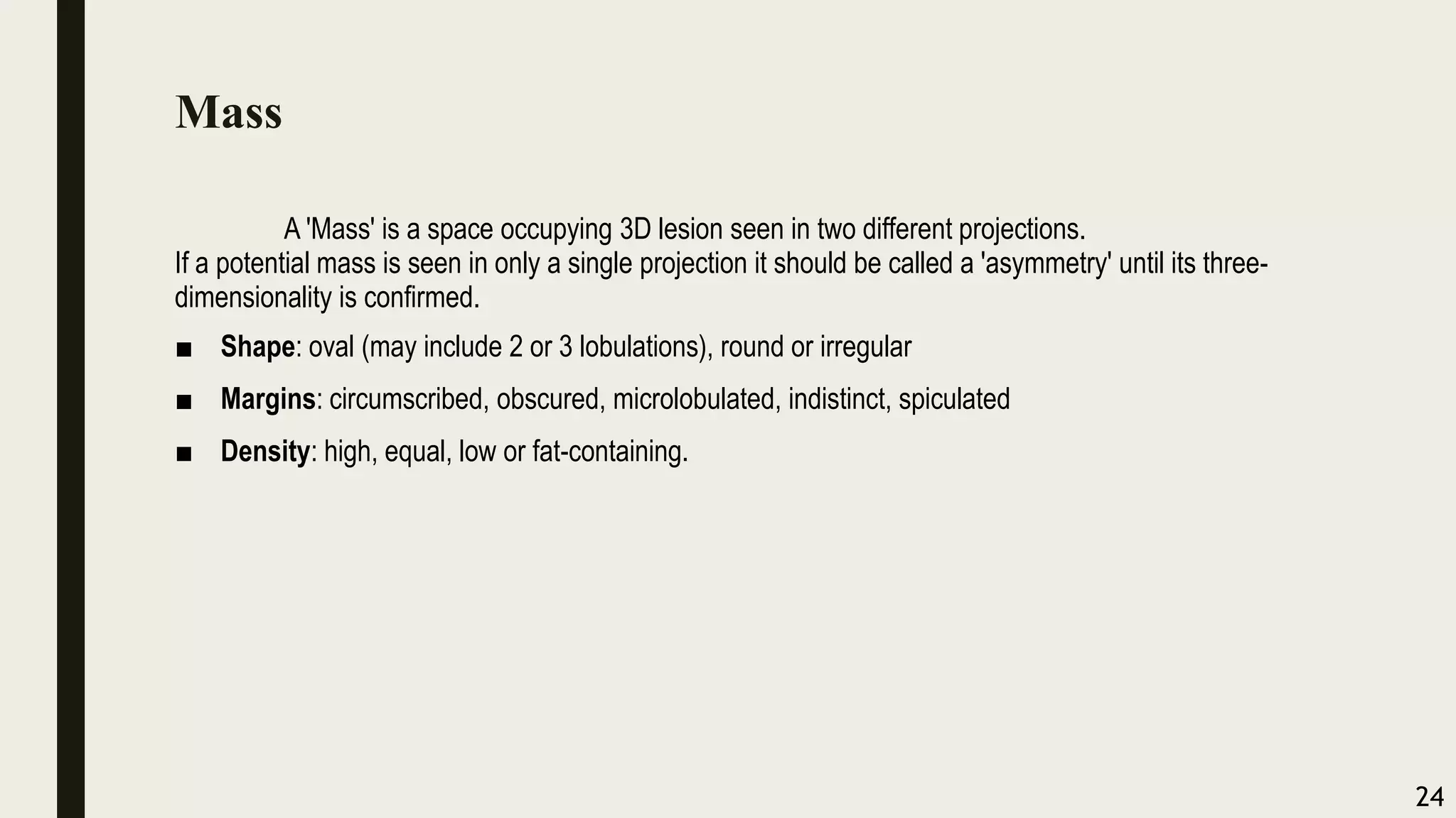Mammogram and BI-RADS classification .pptx