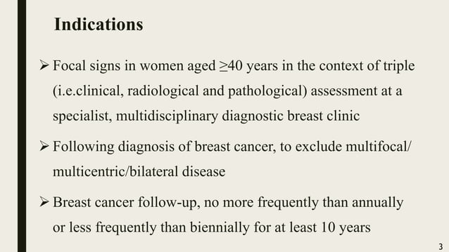 Mammogram and BI-RADS classification .pptx