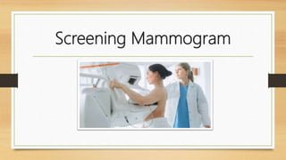 Mammogram Screening | PPT