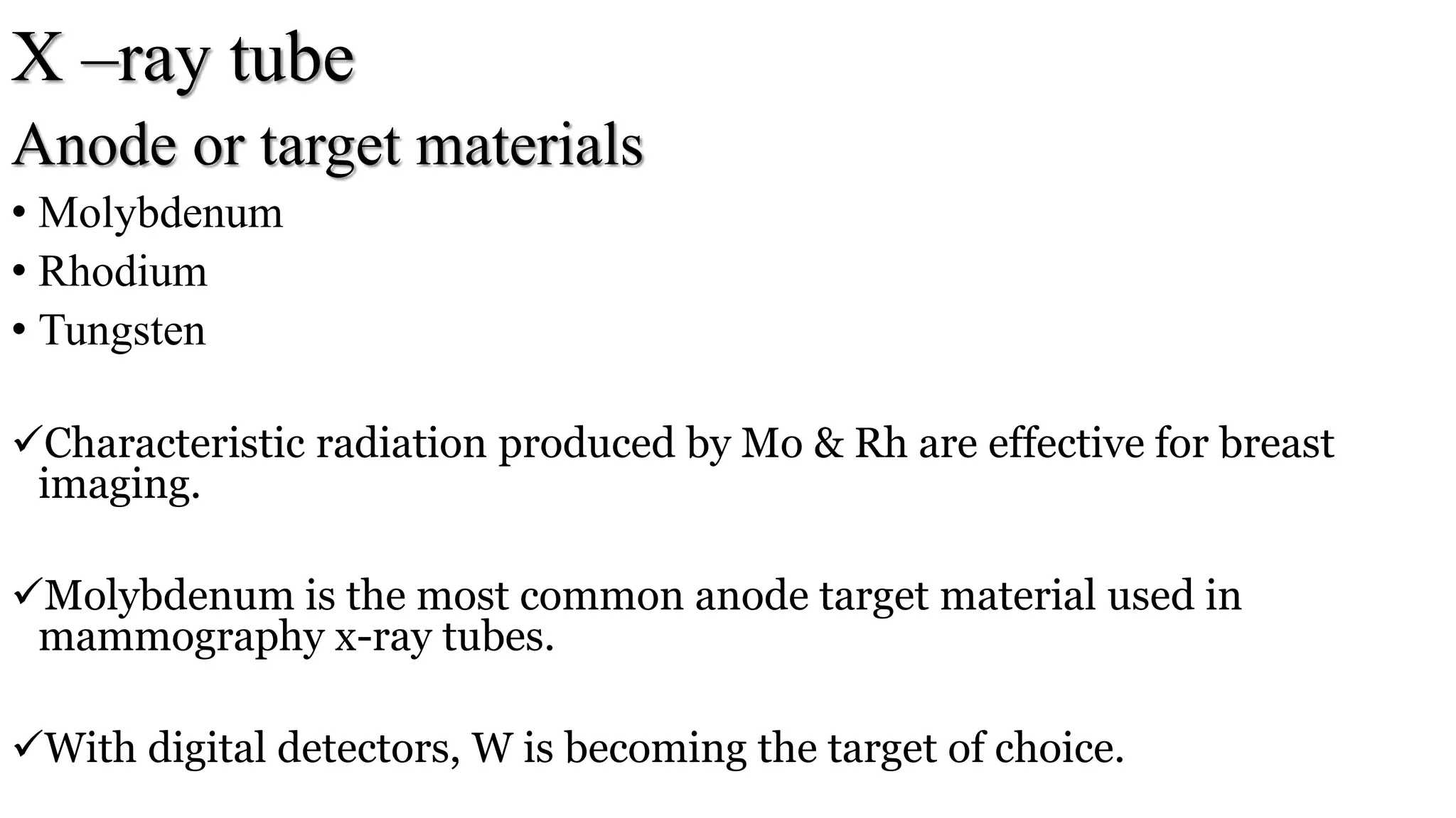 Mammographic equipment and its advancement | PPTX
