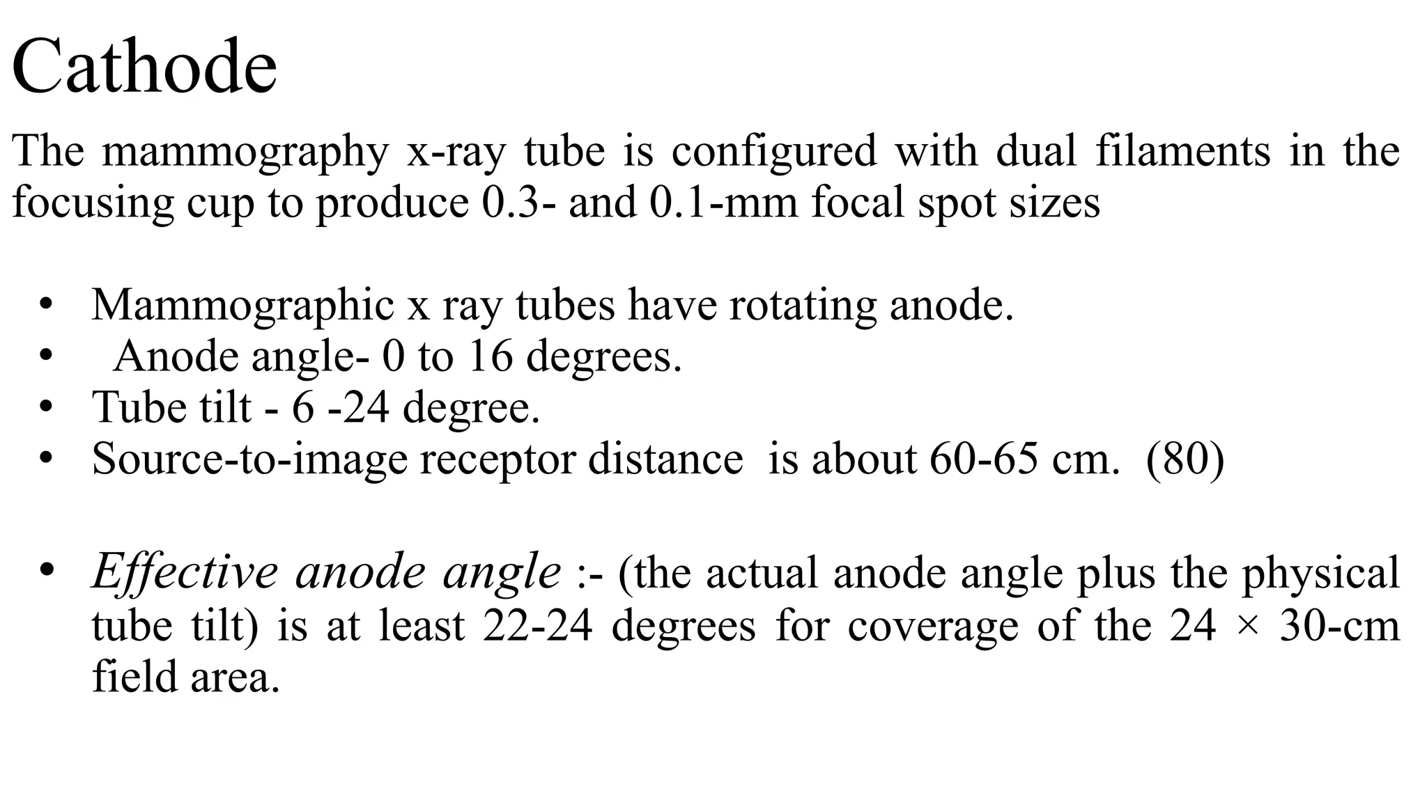 Mammographic equipment and its advancement | PPTX
