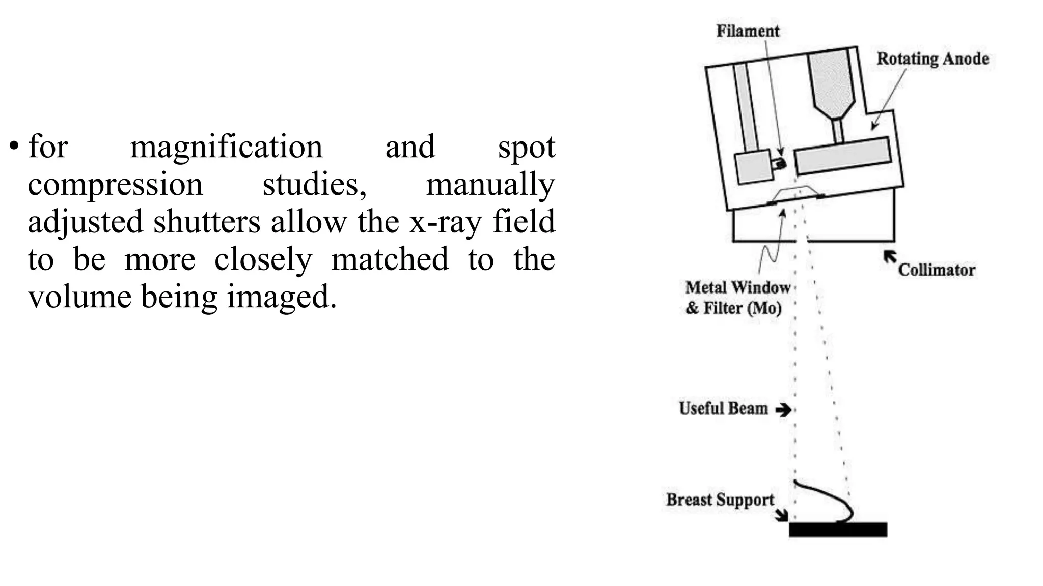 Mammographic equipment and its advancement | PPTX