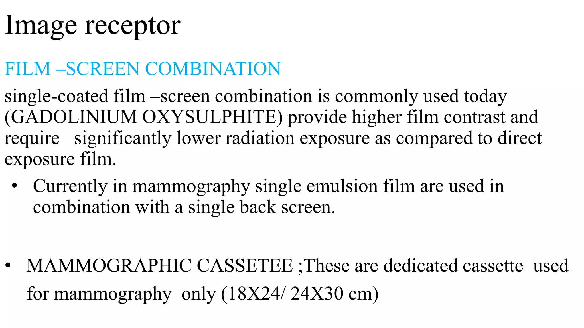Mammographic equipment and its advancement | PPTX