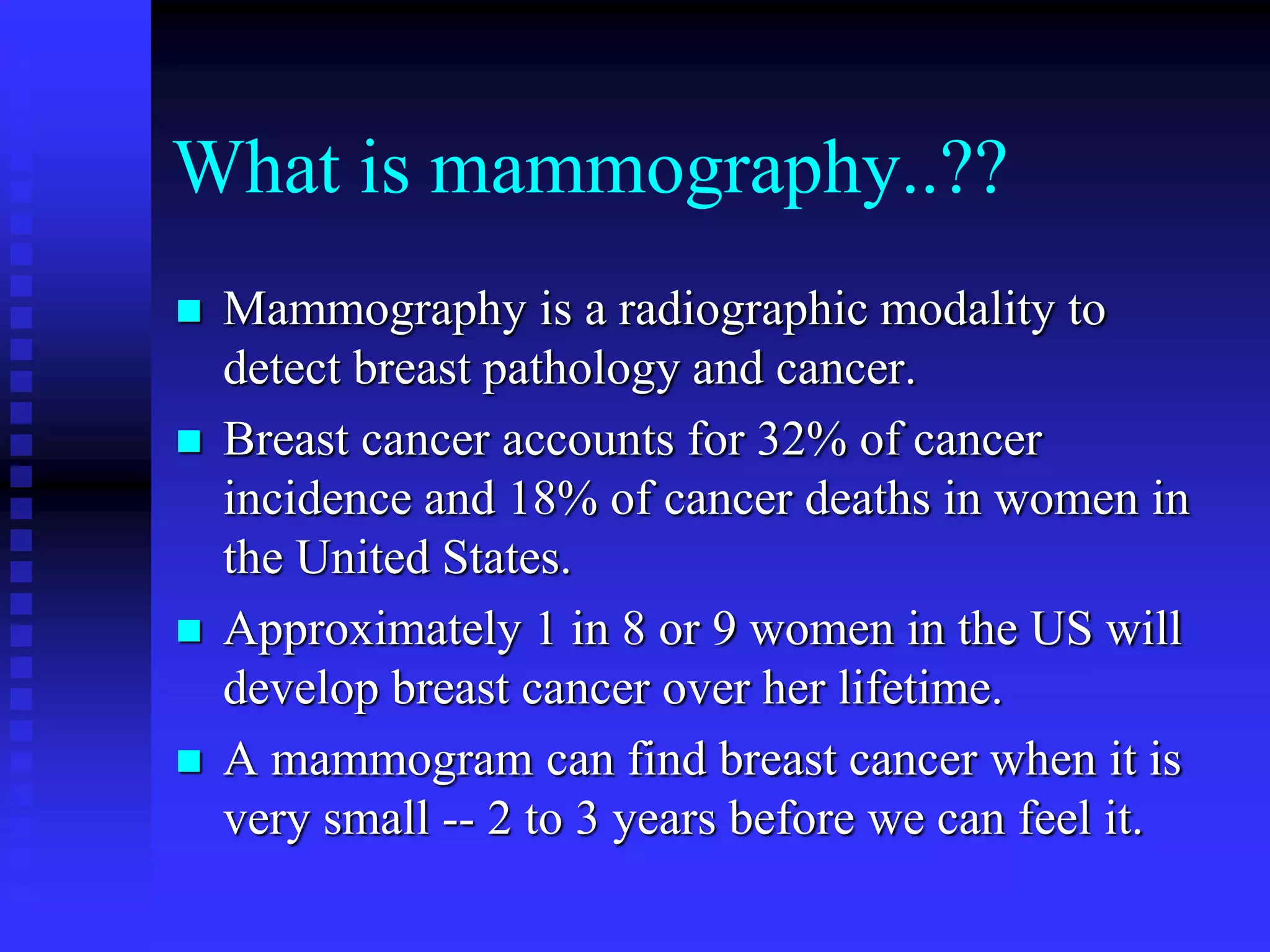Mammography | PPTX