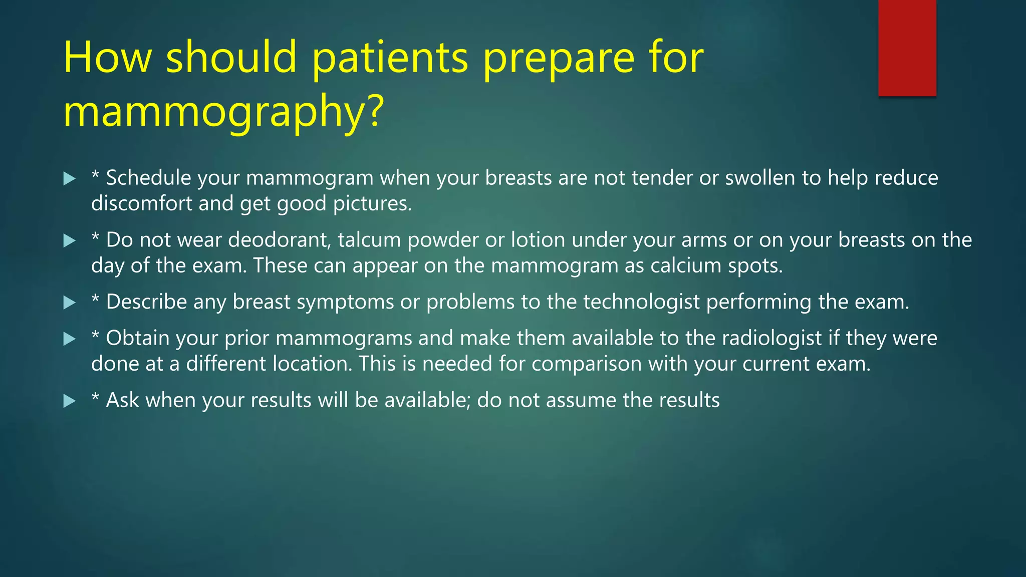 Mammography | PPTX