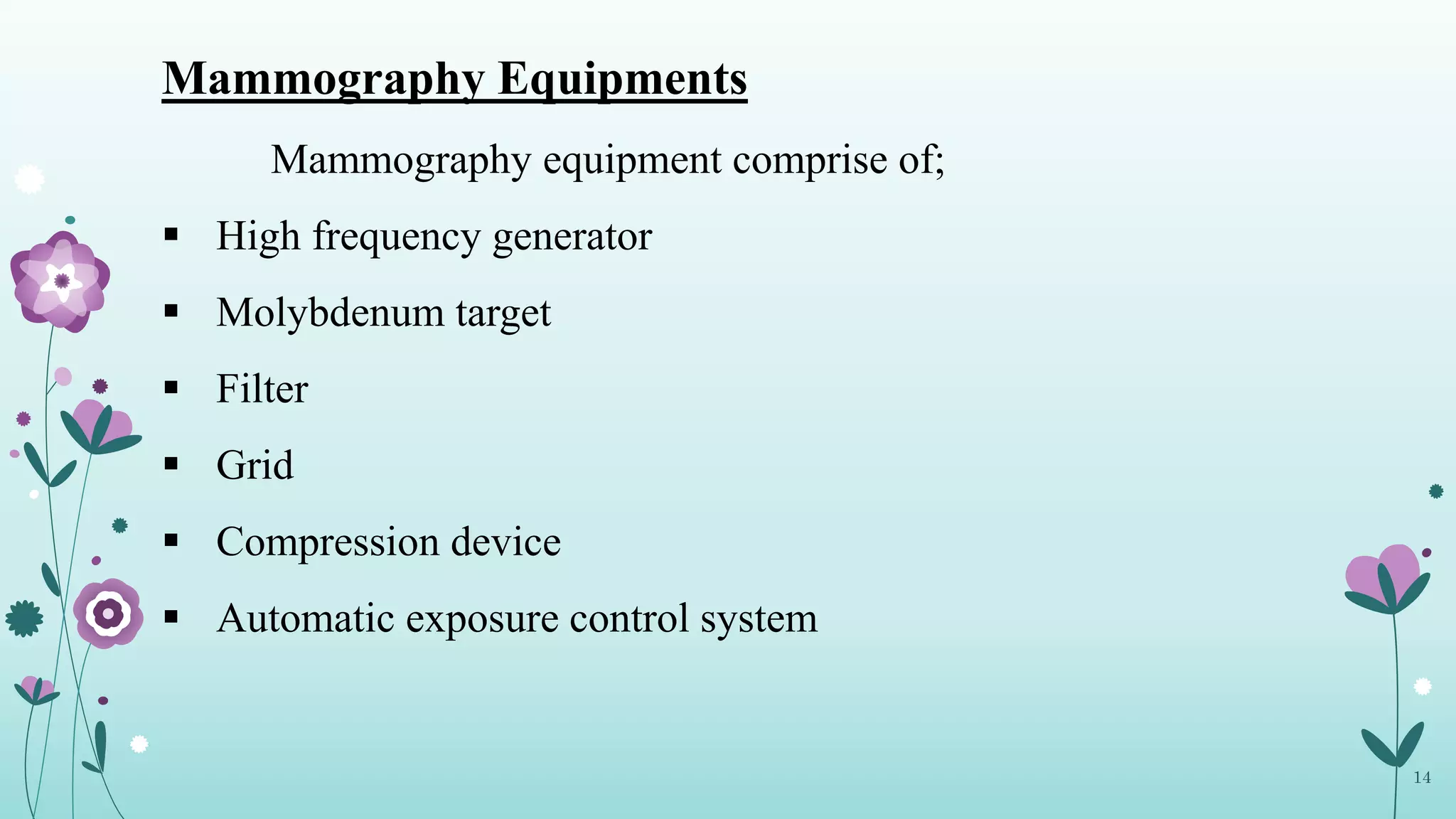 Mammography | PPTX