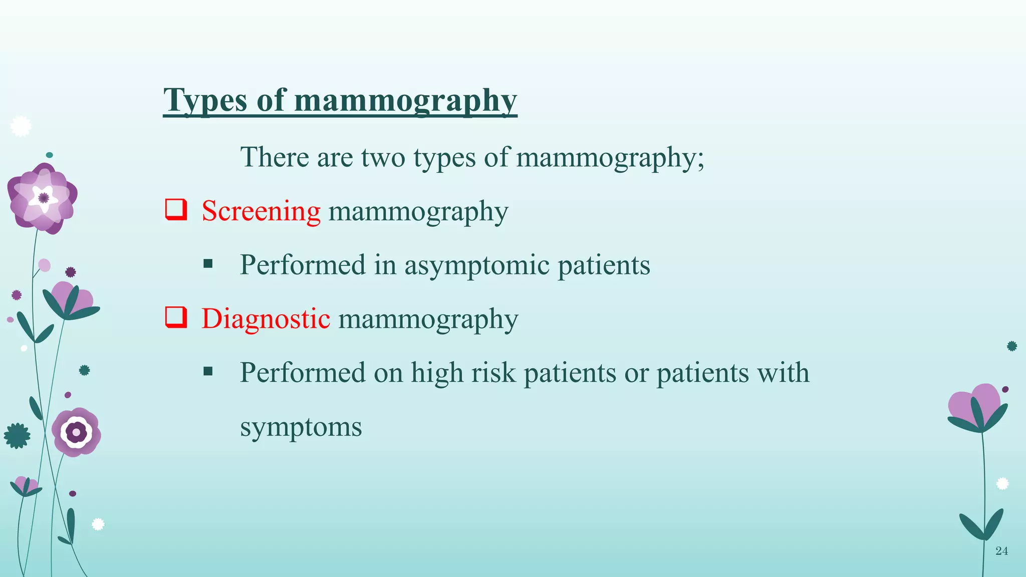 Mammography | PPTX