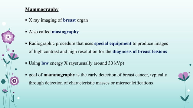 Mammography | PPTX