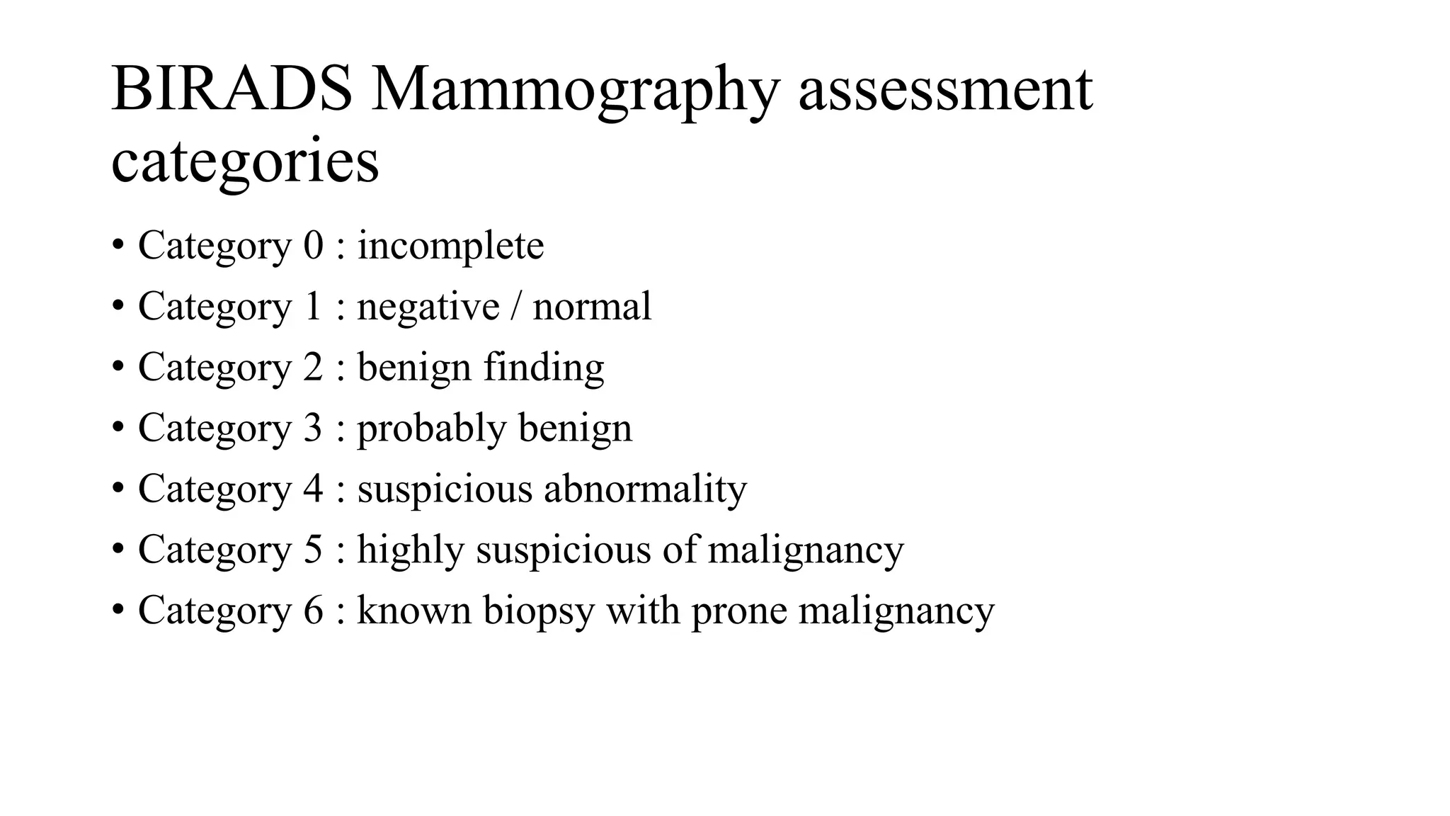 Mammography | PPTX