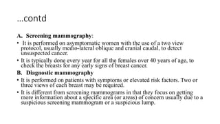 Mammography | PPTX
