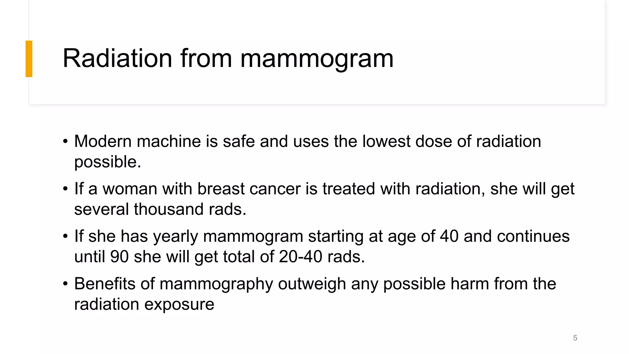 Mammography | PPTX