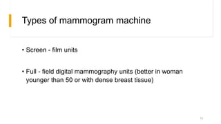 Mammography | PPTX