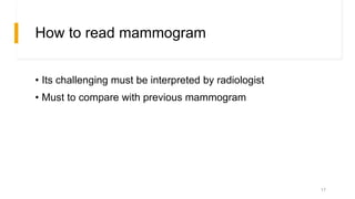 Mammography | PPTX