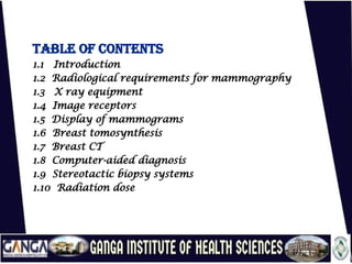 MAMMOGRAPHY /MAMMOGRAPHY SLIDE SHARE PPTX | PPT