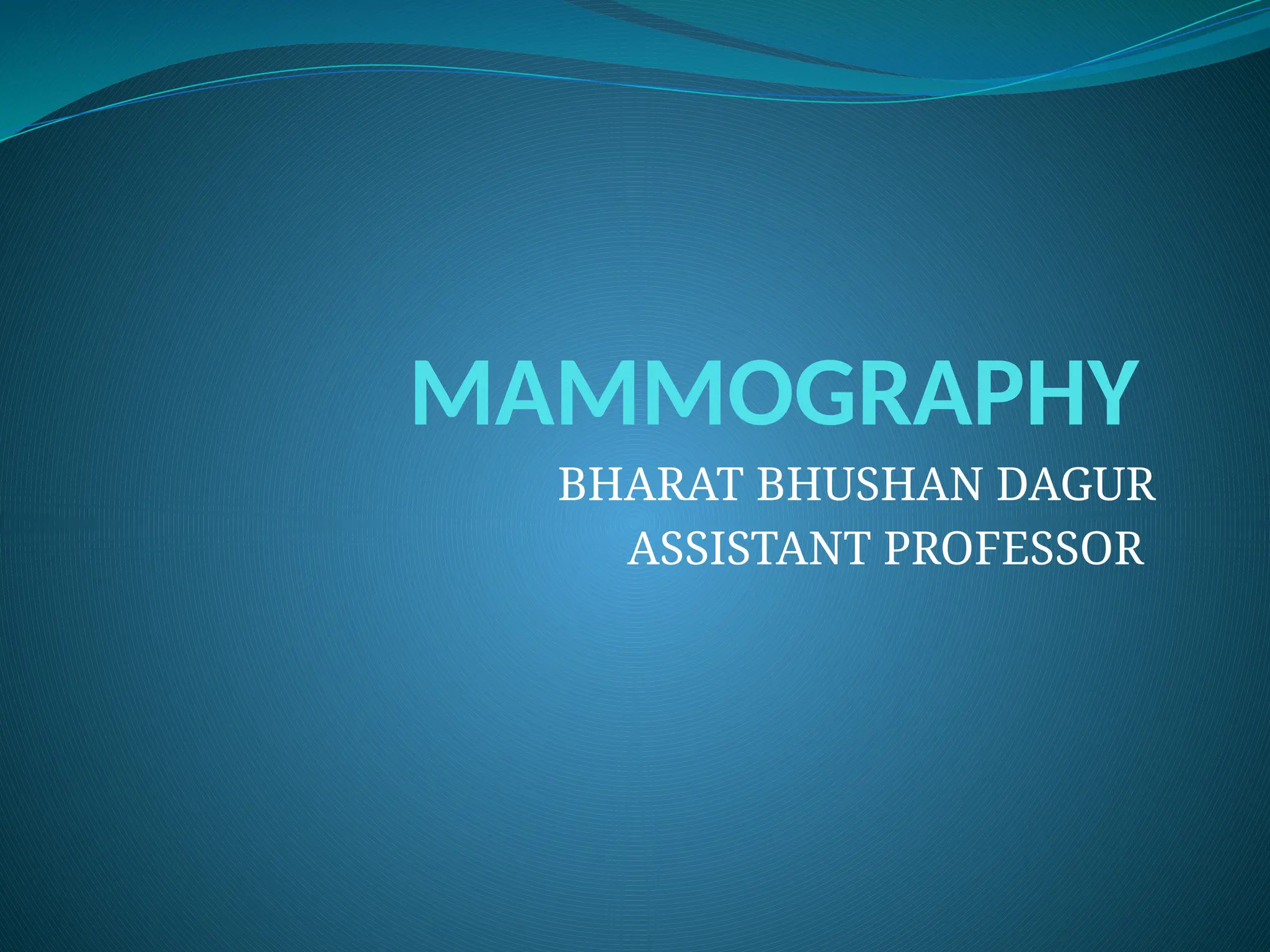 Mammography: X-Ray Tube Design, Image Acquisition Techniques, and ...