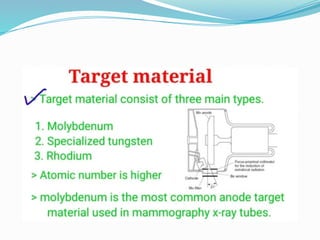 Mammography: X-Ray Tube Design, Image Acquisition Techniques, and ...
